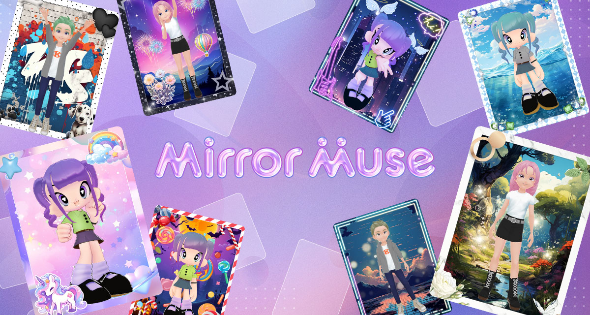 写真1枚から始まる私だけのアバター体験アプリ【Mirror Muse】 リリース。アバター体験コンテンツも同時公開 | 株式会社PocketRD
